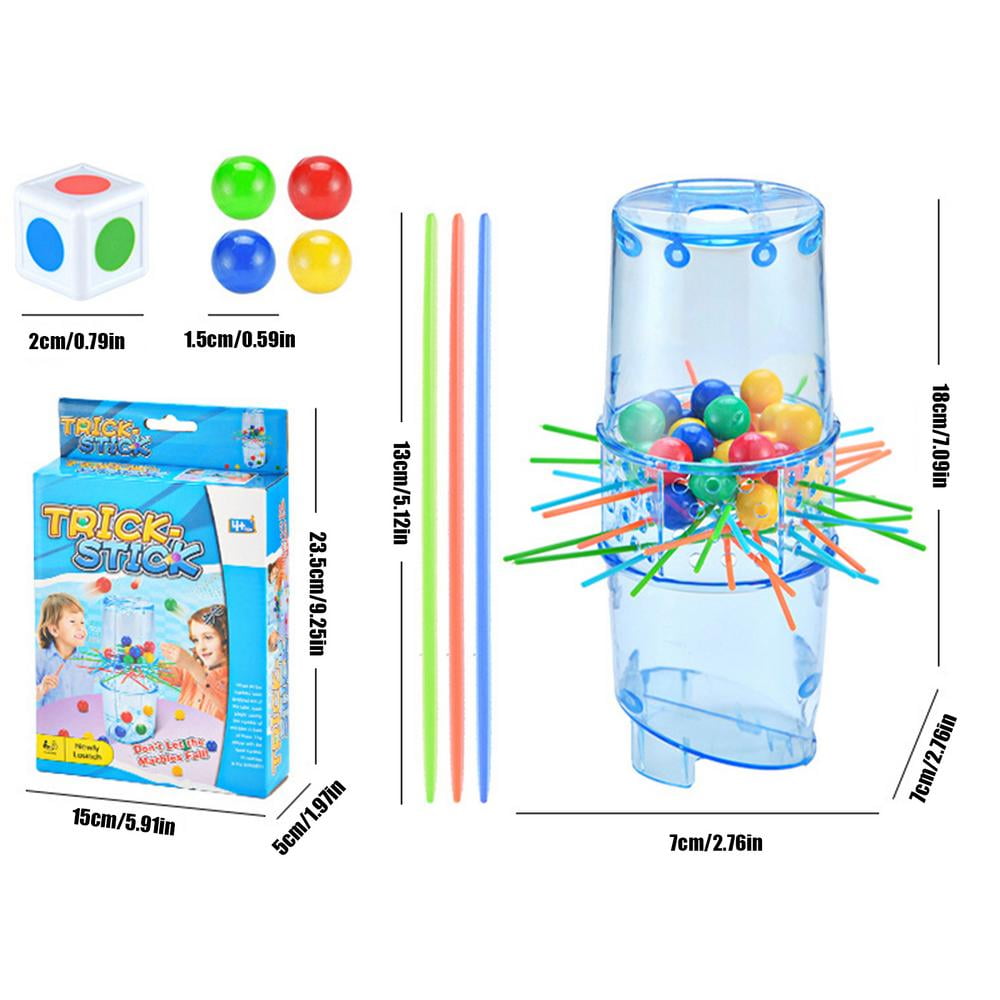 Buy Centwalm Stick Pull Game Kerplunk Classic Kids Game With Beads ...