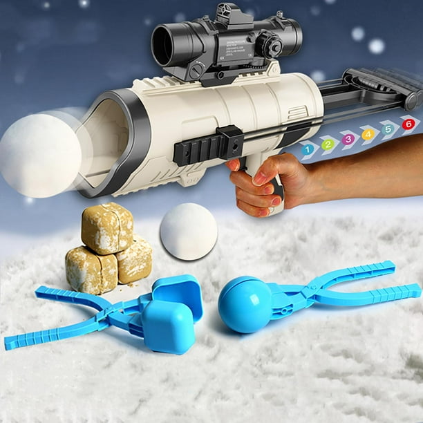 Snorda Snowball Fight, Snowball Maker, 6 Gear Snowball Thrower ...