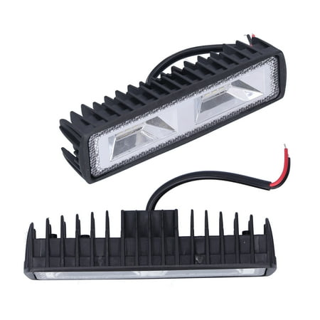 Loewten Pair Work Light Bars 12LEDs 36W 12‑24V Spotlights Headlights ...