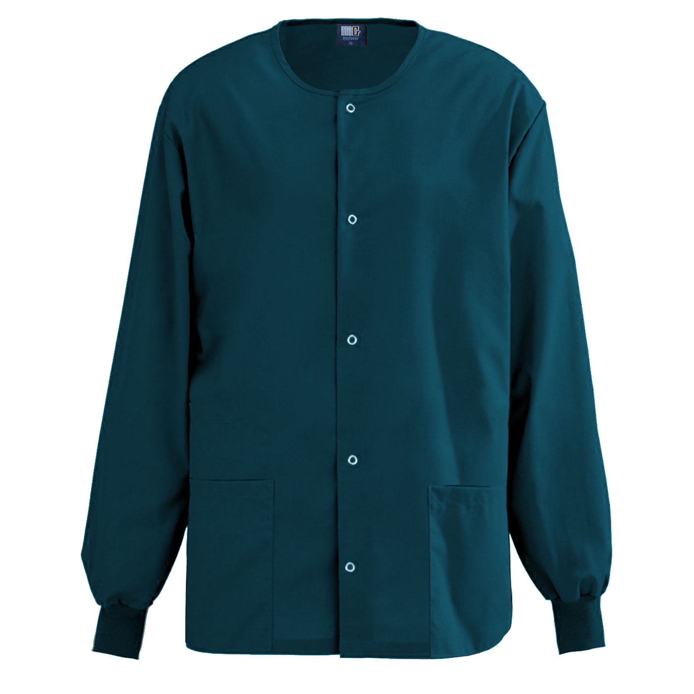Medgear Women's Scrub Jacket with Snap Front - Walmart.com