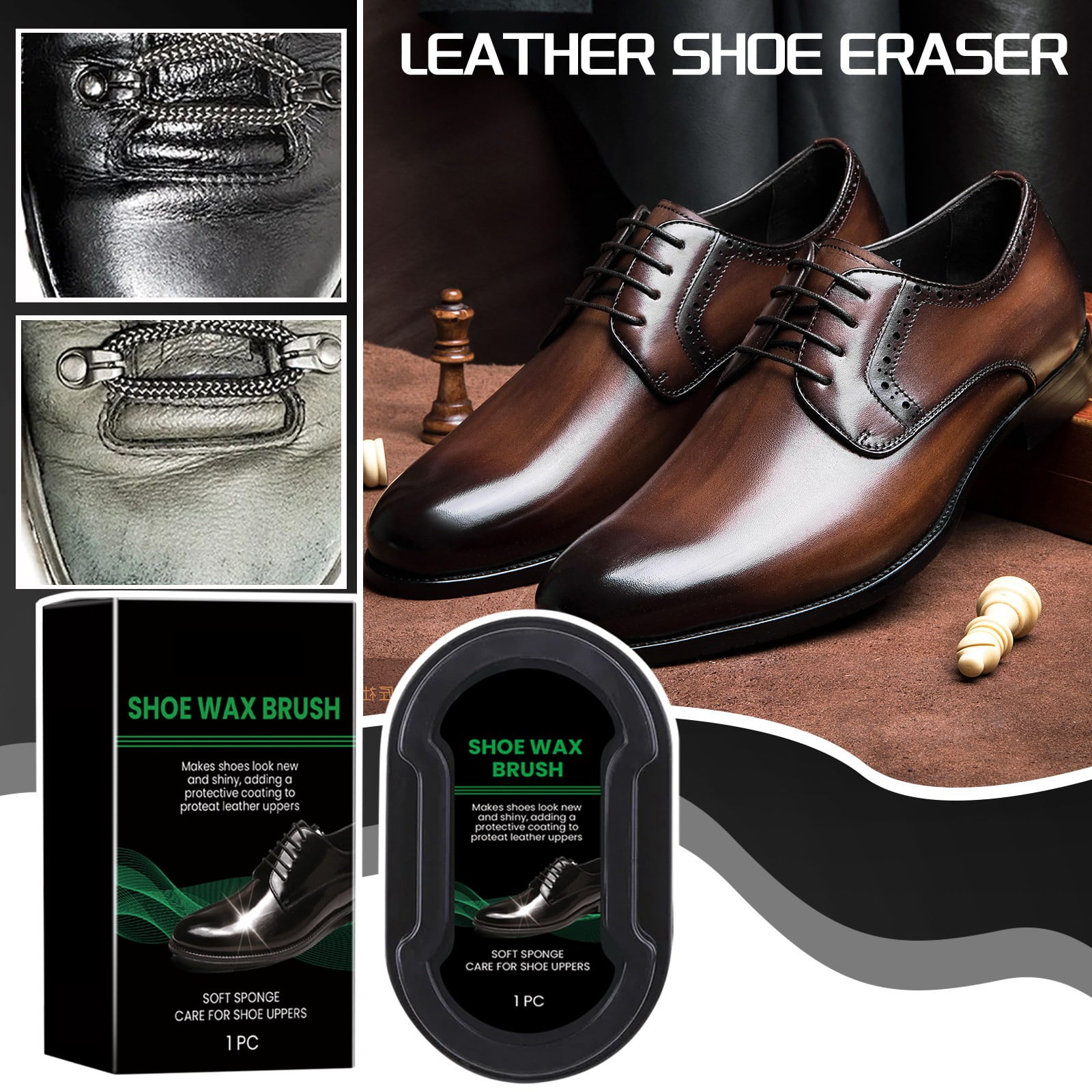 Click here for Linmoua Shoe Wax Brush leather Shoe Polish shoe Br... prices