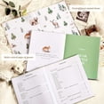 Baby Memory Book for Boy Girl - Linen Cover Baby Book Journal Memories ...