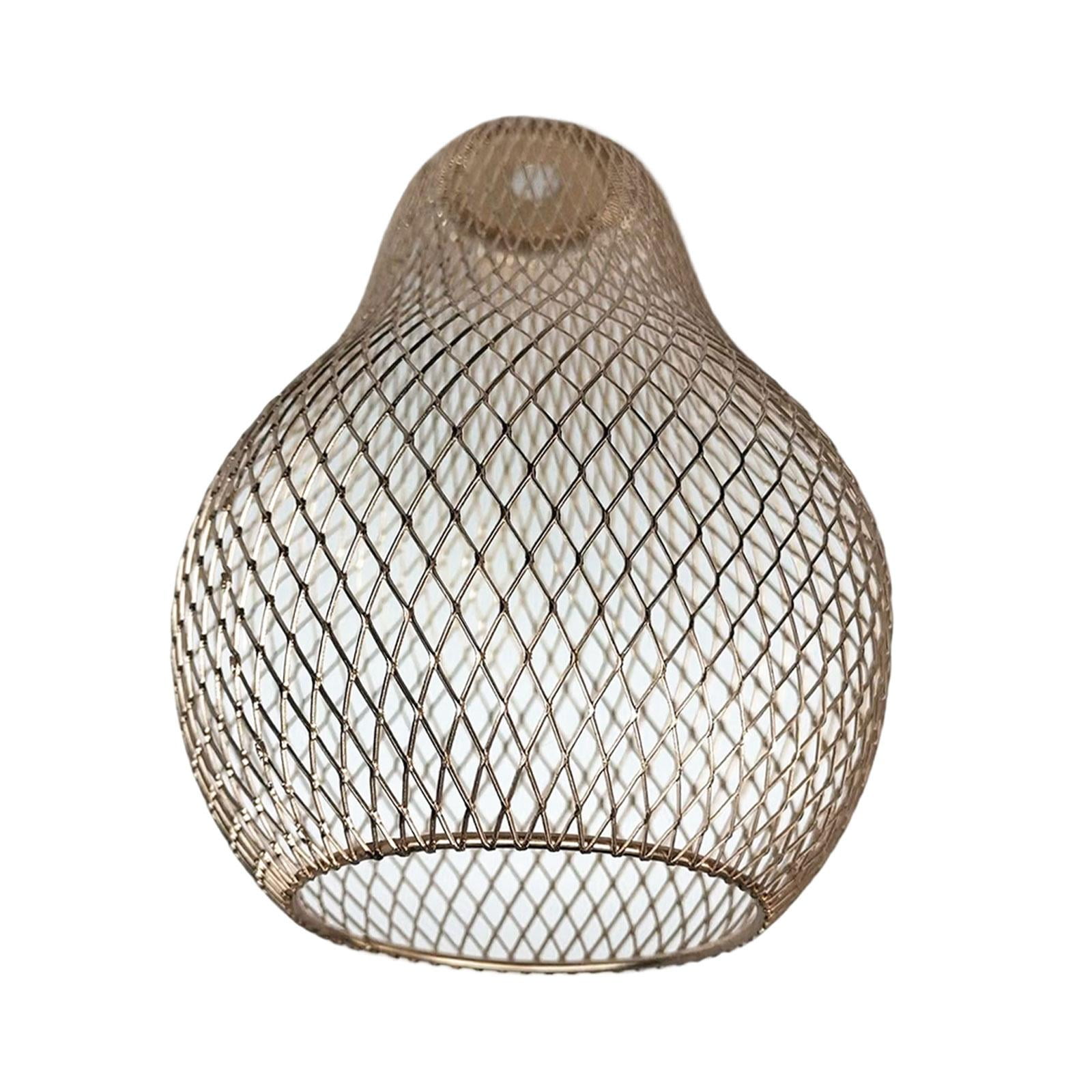 Metal Pendant Lamp Shade Vintage Style Bulb Guard for Cafe Living Room ...