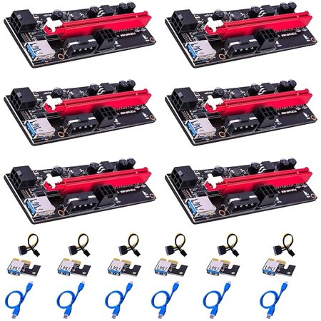 PCIE Riser VER 009S 1x to 16x Graphic Extension for GPU Mining USB ...