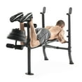 Gold's Gym XR 8.1 Combo Weight Bench with 100 Lb. Vinyl Weight Set ...
