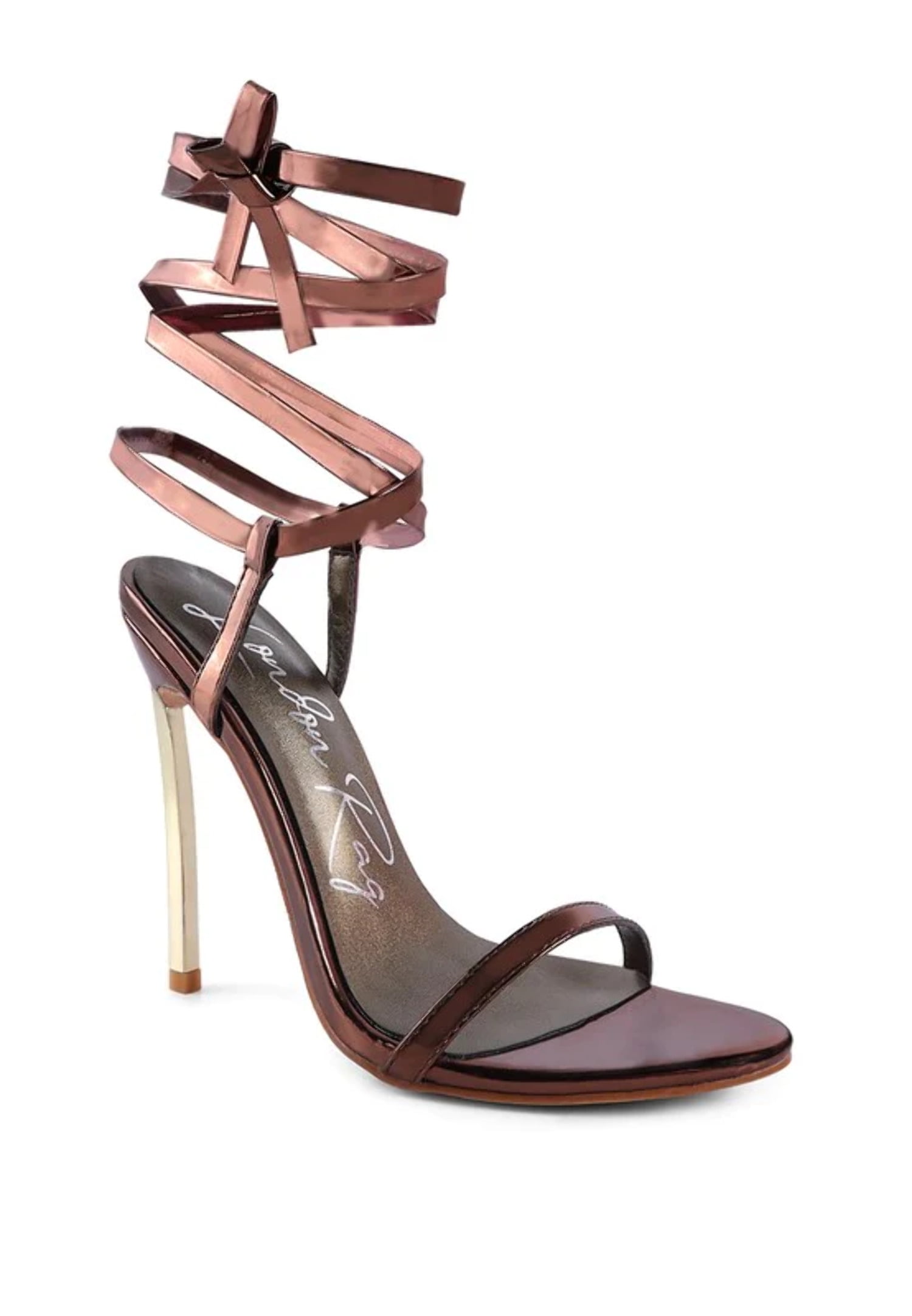 STILETTO LACE UP SANDAL - Walmart.com