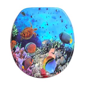 BEMIS MFG. CO. 30CHSL 047 Black Round Wood Toil Seat - Walmart.com ...