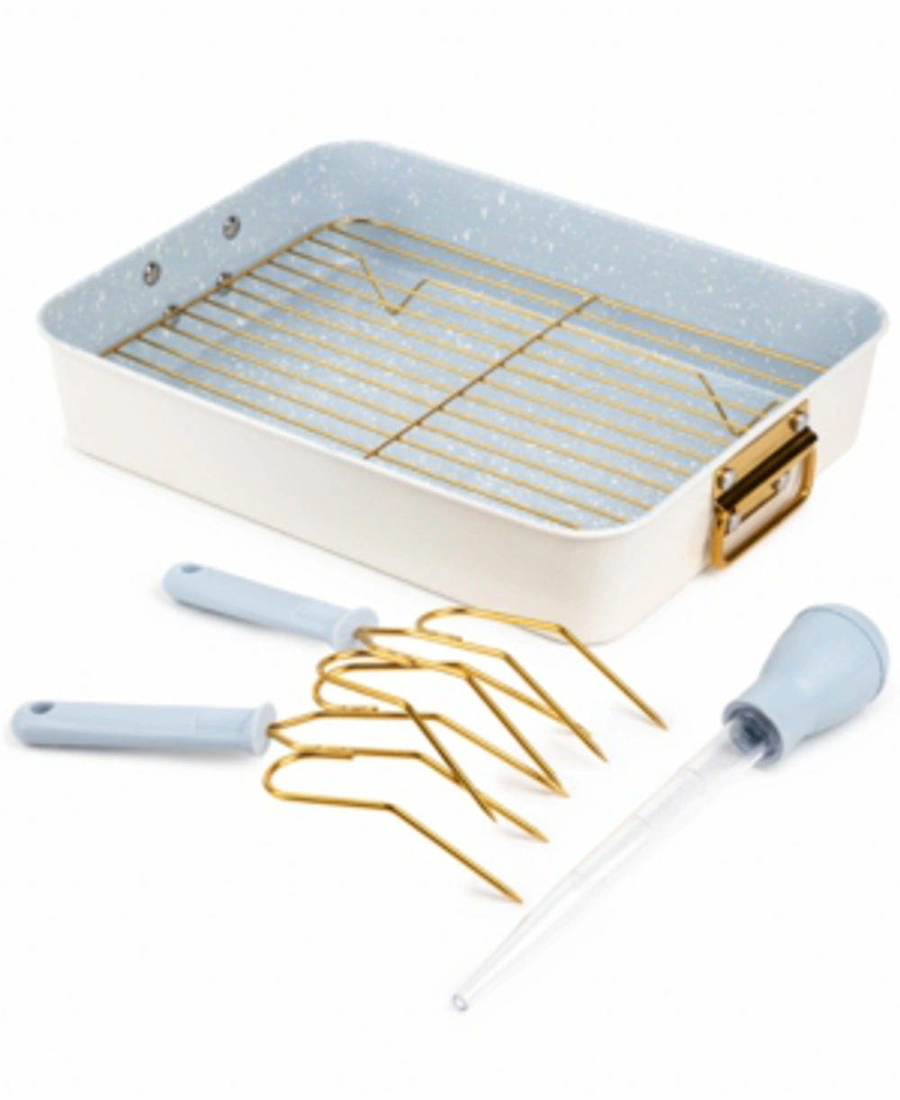 Brooklyn Steel Co. Constellation Roaster with Baster & Lifters in Sky ...