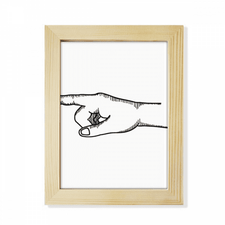 Line Drawing Left Gesture Pattern Desktop Adorn Photo Frame Display Art ...