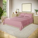 Free Shipping! Beautiful Solid Woodrose Cotton Percale Sheet Set King ...