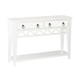 Powell Elliana Console Table, White - Walmart.com