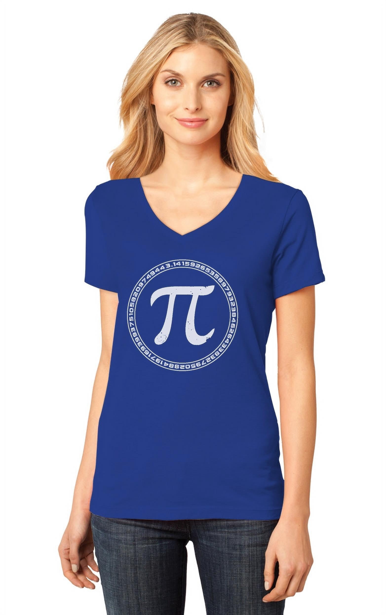 Tstars Womens Pi Day 3.14 Day Pi Sign Circle Pi Day T-Shirt Math Shirts ...