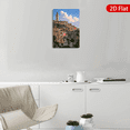 8x12 Inch Metal Wall Art Vintage Europe Sassi di Matera Golden Hour ...