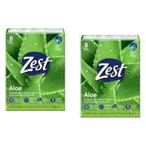 Zest Aqua Moisturizing Bath Soap Bars with Vitamin E, Original Fresh Scent, 3.2 Ounce, 24 Pack ...