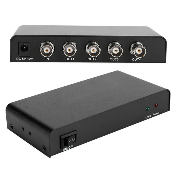 DC5-12V Black Portable SDI Splitter, Splitter, For DVR SDI Monitor SDI ...