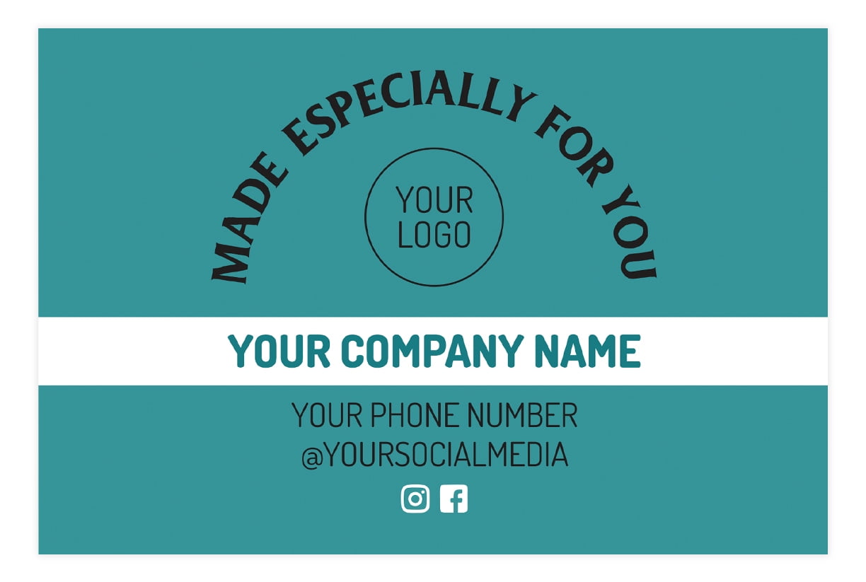 Printtoo Label for Small Business-100 RectangleCustom VinylPersonalized Labels for Packaging ...