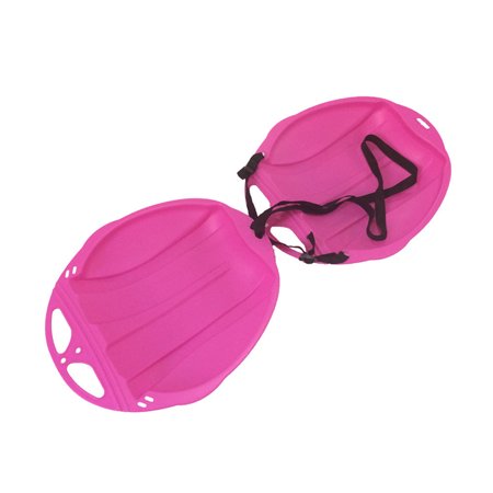 Plastic Snow Sleds with 2 Handles 4 Color Choose Blue Green Rose-Red ...