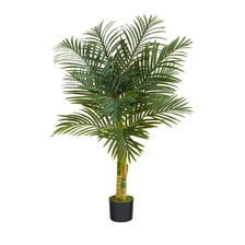 Lightshare 7ft Pre-Lit Artificial Palm Patio Tree with Indoor/Outdoor ...