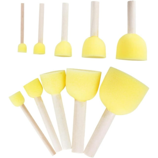 15pcs Tools for Round Paint Brush Paint Brush Sponge Paint Brush for ...