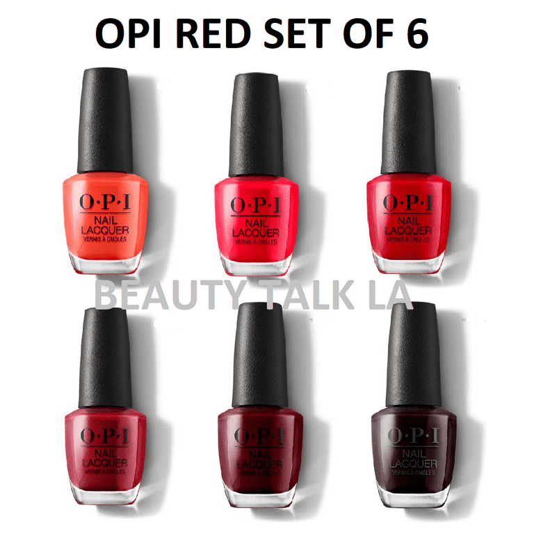 Opi Red Nail Polish Swatches
