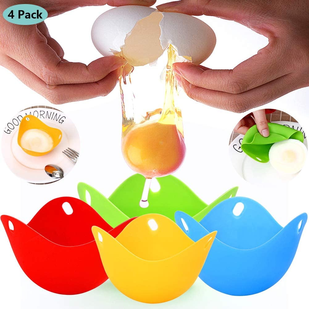 Silicone Egg Poacher Egg Poaching Cups Poaching Pods Egg Mold Bowl Cooker Boiler Baking Cup Egg