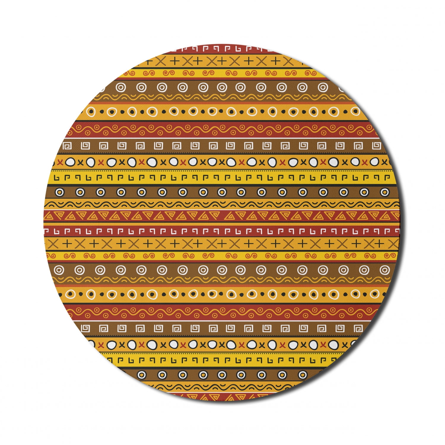 Prehistoric Mouse Pad for Computers, Tribal Art with Abstract Pattern ...