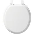 Generic Unbranded 202034 000 Round Closed Front Toilet Seat in White ...