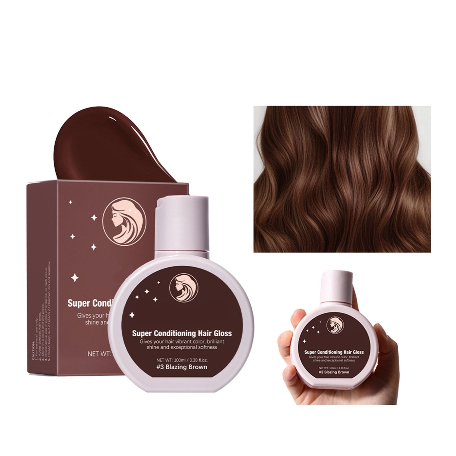 Click here for Bradem Hair Gloss Glaze 100ml - Enhances Color  Re... prices