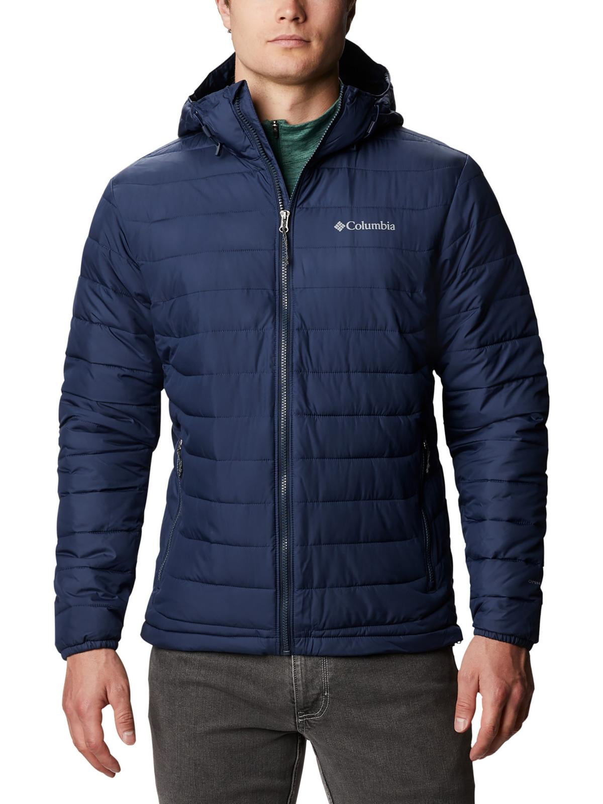 Columbia Mens Powder Lite Quilted Hooded Puffer Jacket - Walmart.com