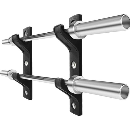 Barbell Holder Horizontal Wall Mount 2 Bar Storage Rack | Walmart Canada