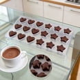 18 Cavity Heart Star Plastic Chocolate Mold Reusable DIY Candy Pastry ...