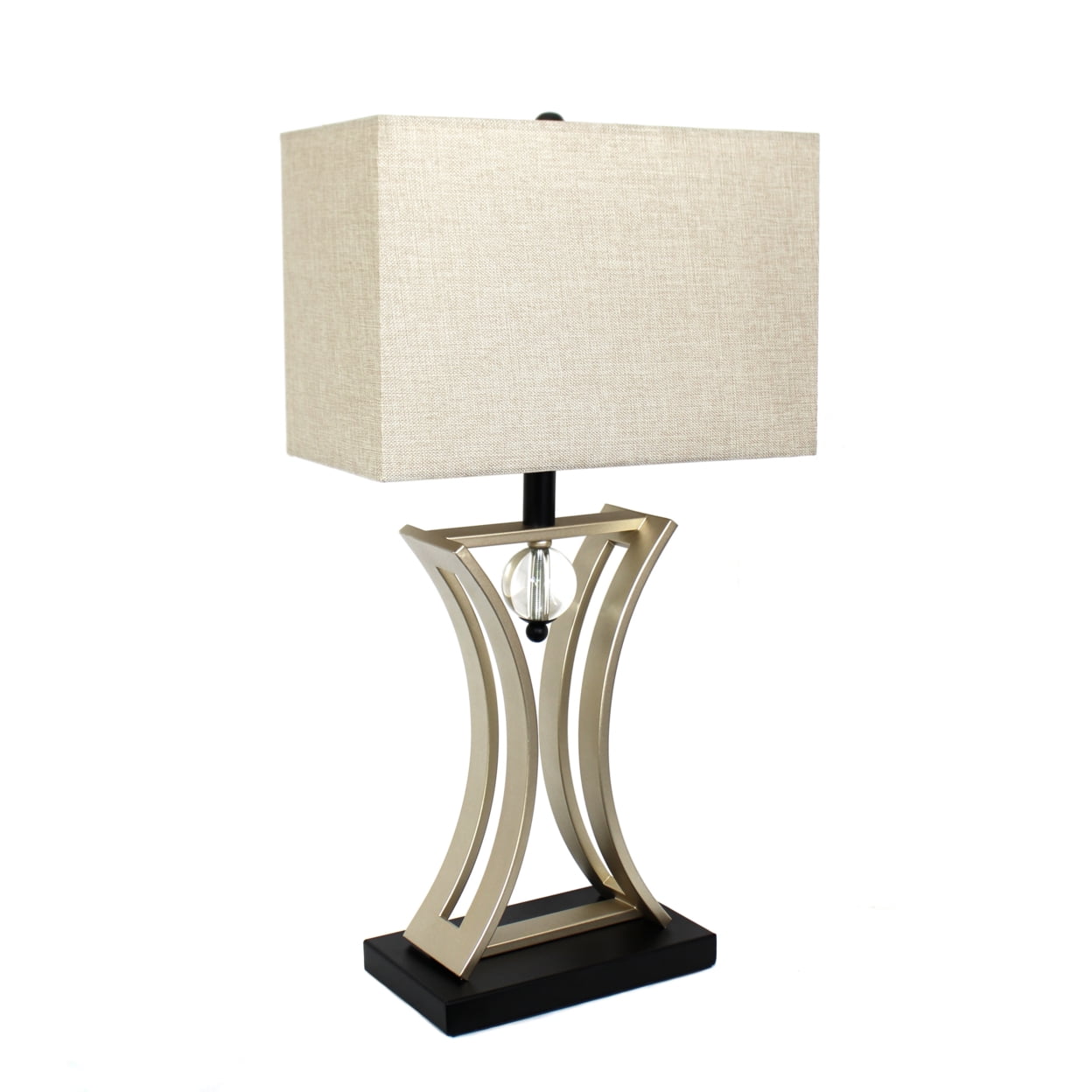 Elegant Designs Chrome Executive Business Table Lamp - Walmart.com