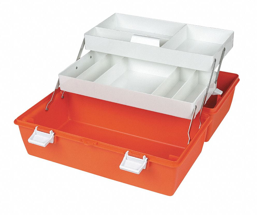 Flambeau First Aid Storage Case,W 10 1/4,2 Trays 6772PM - Walmart.com