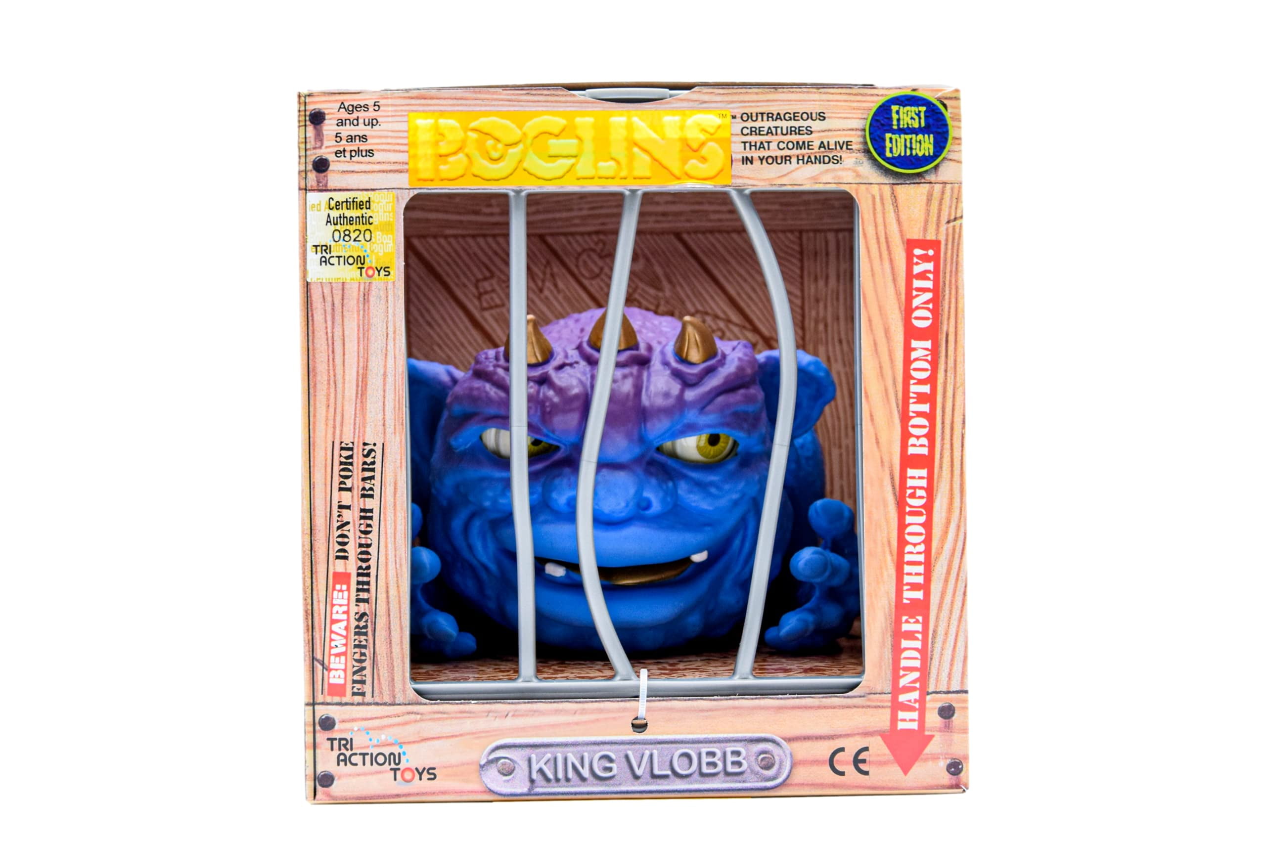 Foam Monster Puppet Boglins, rey con cuernos dorados, rey Vlobb ...