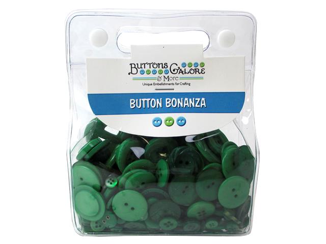 Buttons Galore Button Bonanza 8oz Green - Walmart.com