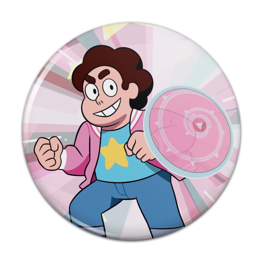Steven Universe Steven Shield Pinback Button Pin - Walmart.com