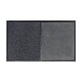 2 In 1 Dual Textured Entryway Door Mat, Heavy Duty Non Slip Rubber ...