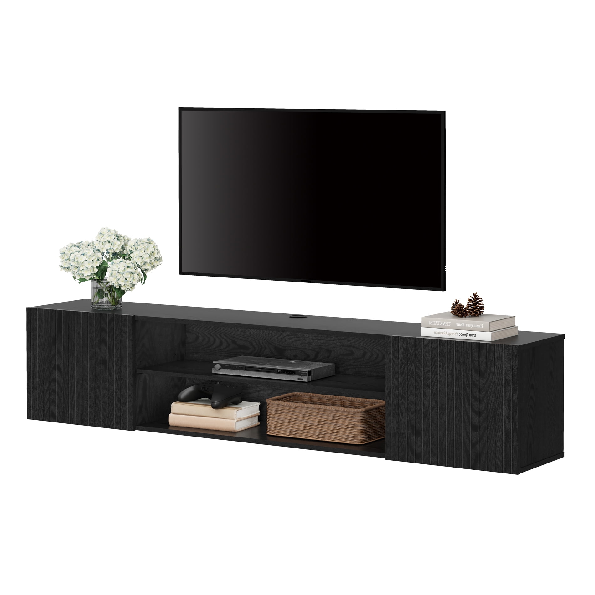 Click here for Wampat 70 Floating Tv Stand  Wall Mounted Media Co... prices