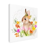 Jennifer Paxton Parker 'April Flowers & Bunny II' Canvas Art - Walmart.com