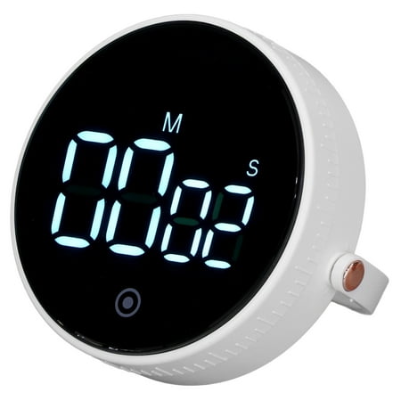 Digital Timer, Black Screen Magnetic Back Clear Numbers Portable Timer ...