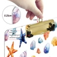 Acrylic Writing Board Gold 12.5*9 Inch Clipboards Transparent Acrylic ...