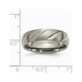 Titanium Swirl Design 6mm Satin Band - Walmart.com
