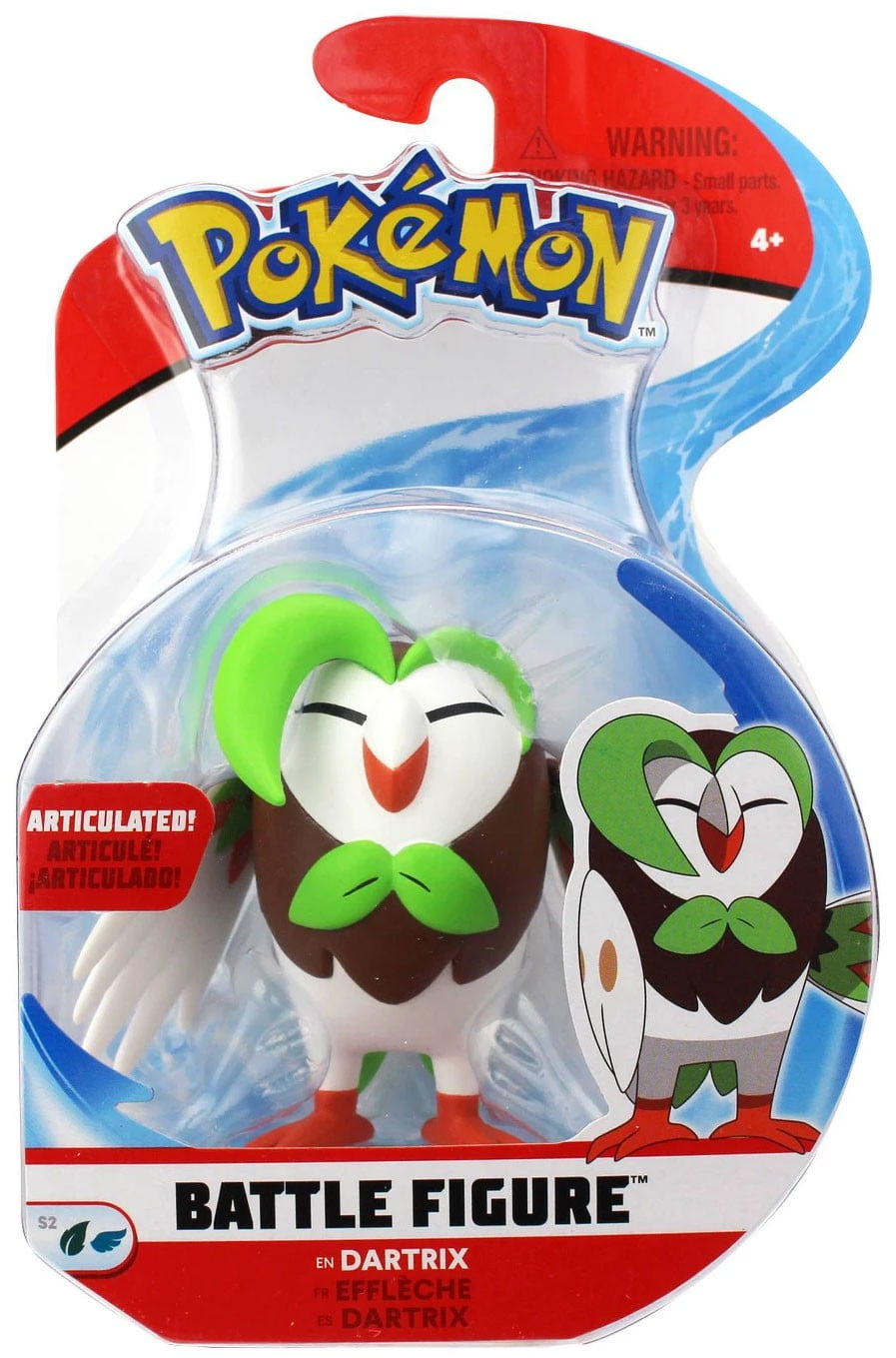 Pokémon Series 2 Battle Figure Dartrix Figure Pack - Walmart.com