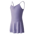 DAETIROS Girls Ballet Dress Skirted Leotard Soft Cotton Blend Camisole ...