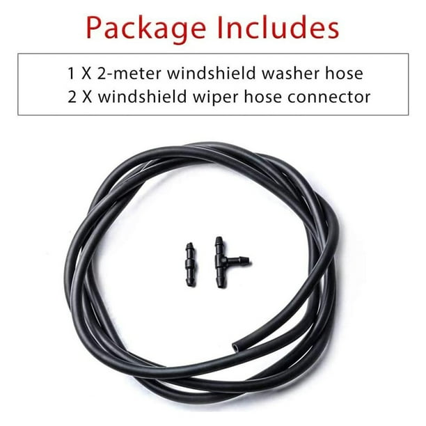 Universal Car Windshield Washer Nozzles Hose Universal Automotive Set ...