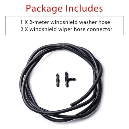 Universal Car Windshield Washer Nozzles Hose Set Vehicle Front ...