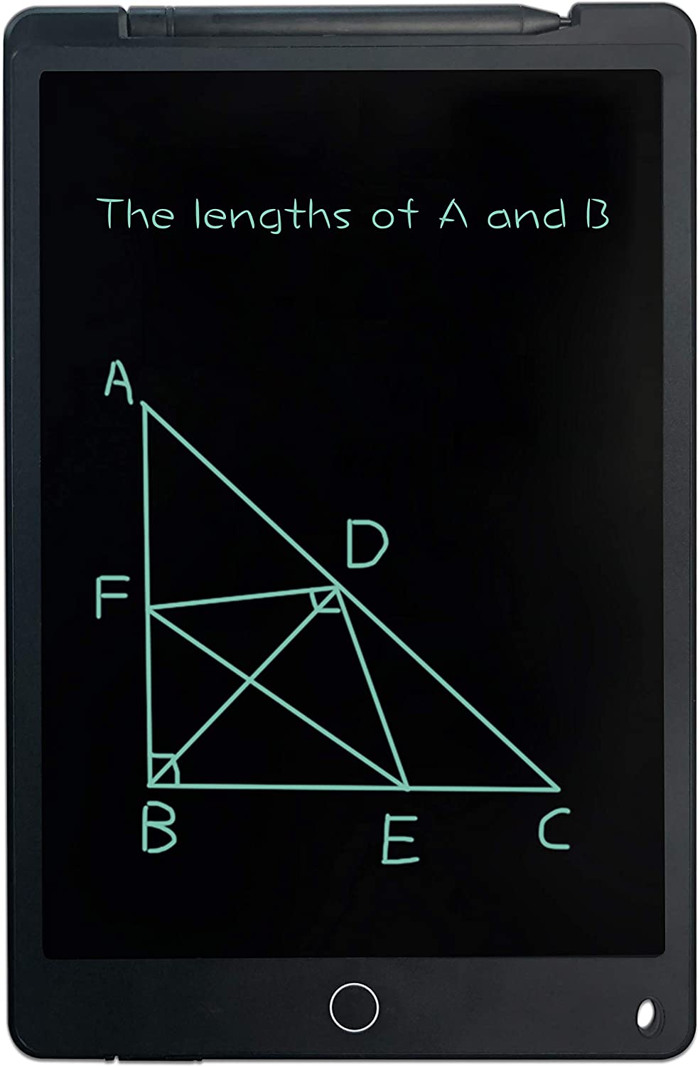JONZOO LCD Writing Tablet Digital Notepad eWriter with Lock and Magnets ...
