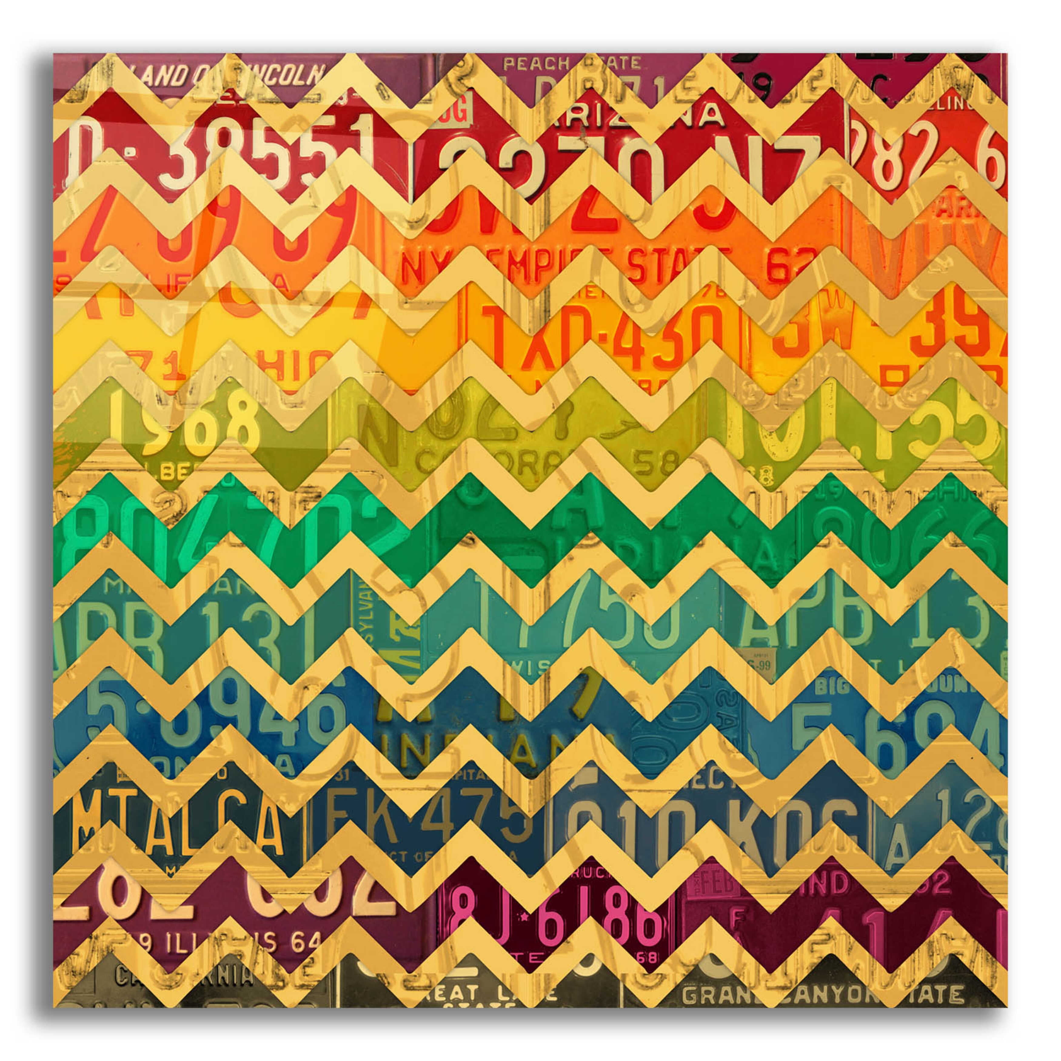 Epic Art 'Patterns In The Road 1' by Design Turnpike, Acrylic Glass ...