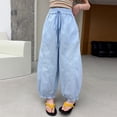 Big Girls Sweatpants Casual Pants Soft Stretch Elastic Waist ...