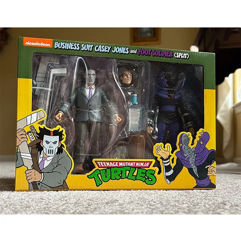 Neca Business Suit Casey Jones And Foot Soudier Turtles Figure Anime ...